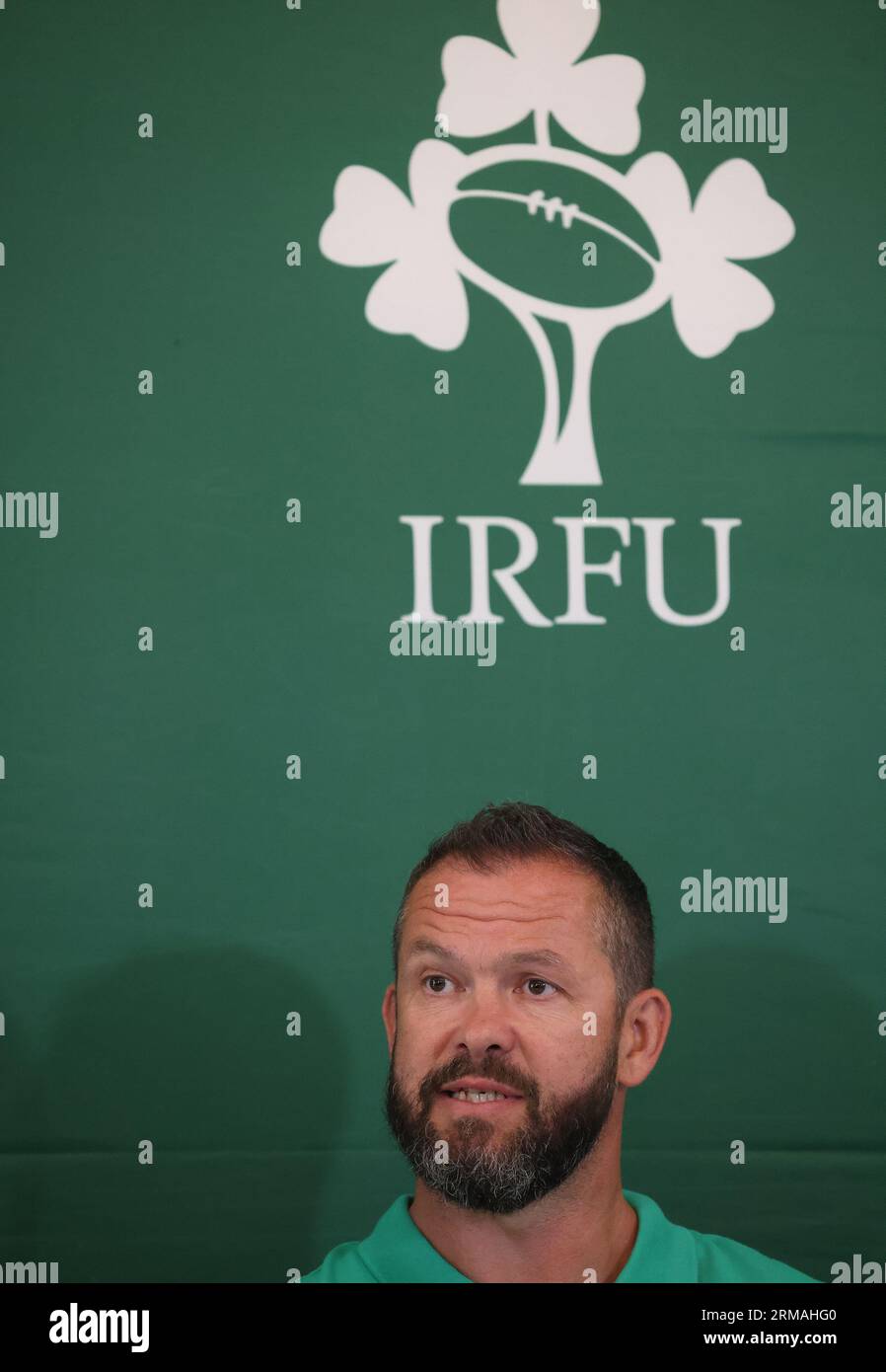 Ireland Head Coach Andy Farrell during the Ireland Rugby World Cup 2023 ...