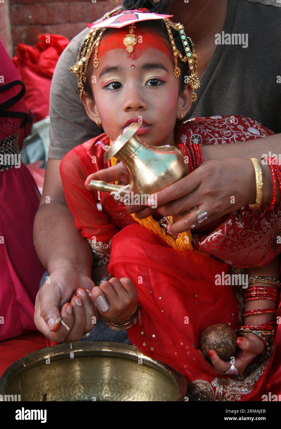 Newari girls hi-res stock photography and images - Alamy