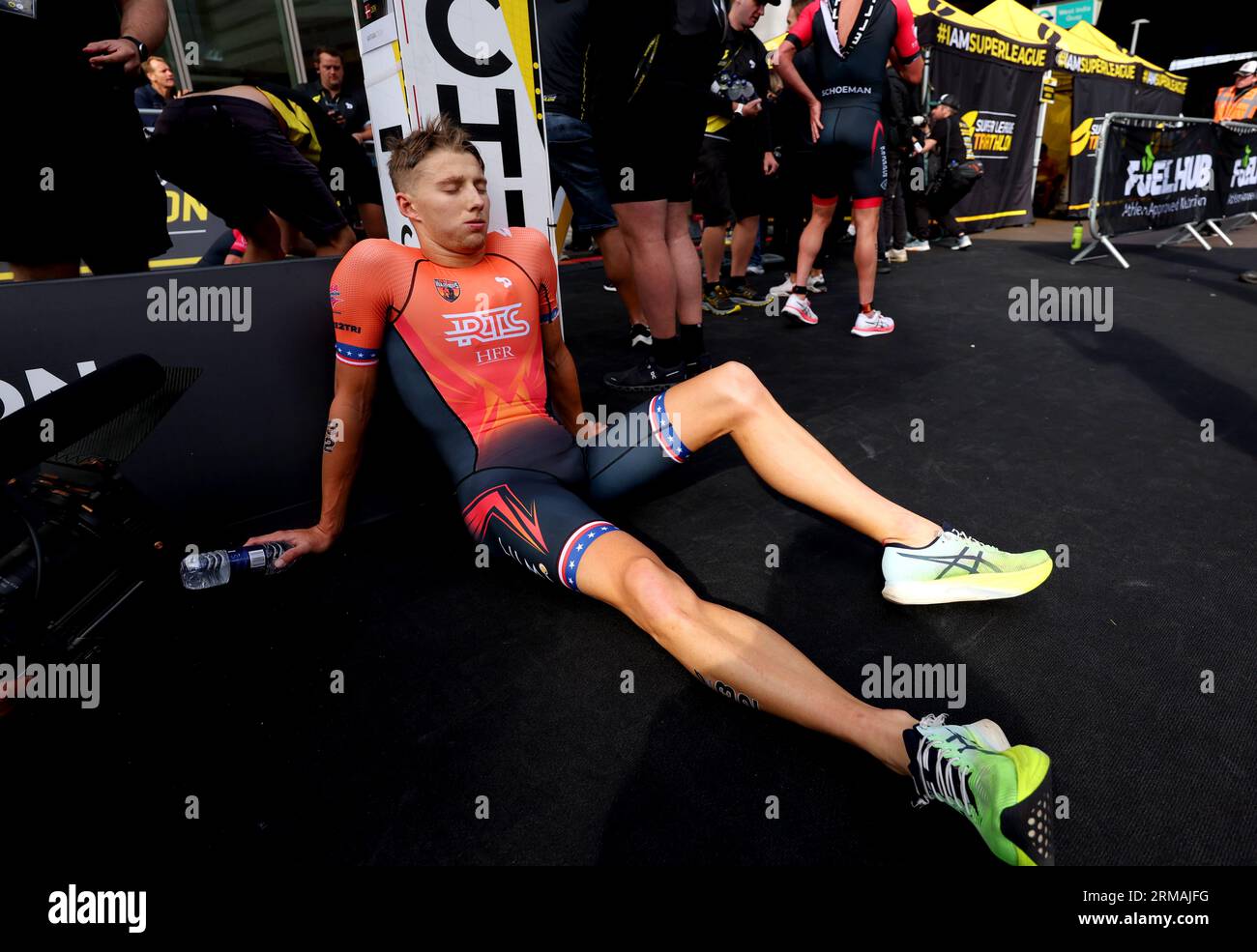 Chase McQueen after competing in the Men's Race during the 2023 Super ...