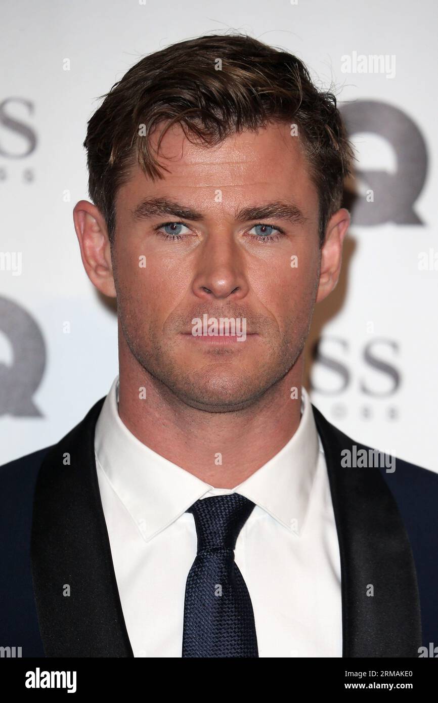 Chris Hemsworth attends the GQ Men of the Year Awards at Tate Modern in ...