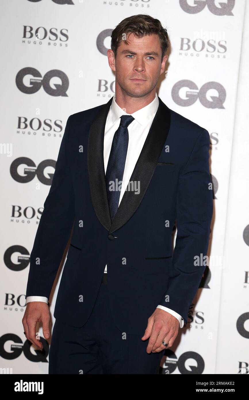 Chris Hemsworth attends the GQ Men of the Year Awards at Tate Modern in ...