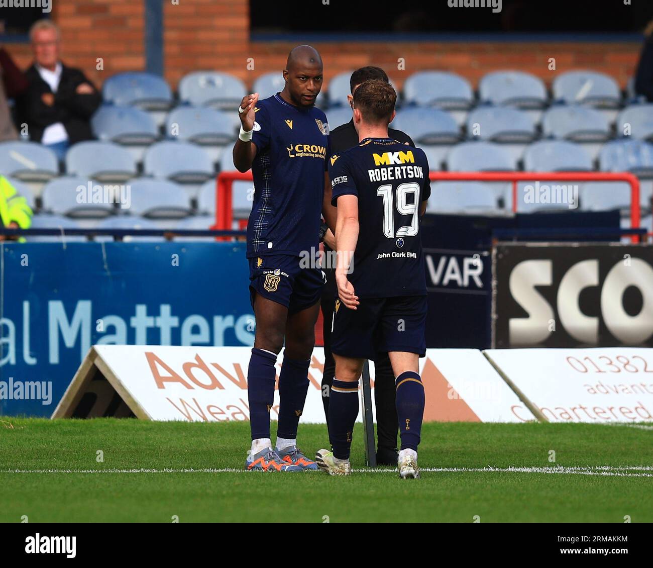 27th August 2023; Dens Park, Dundee, Scotland: Scottish Premiership ...