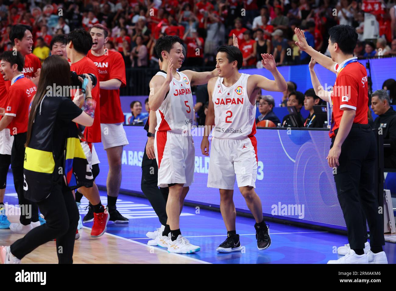 Okinawa Arena, Okinawa, Japan. 27th Aug, 2023. Japan team group, AUGUST 27, 2023 - Basketball ...