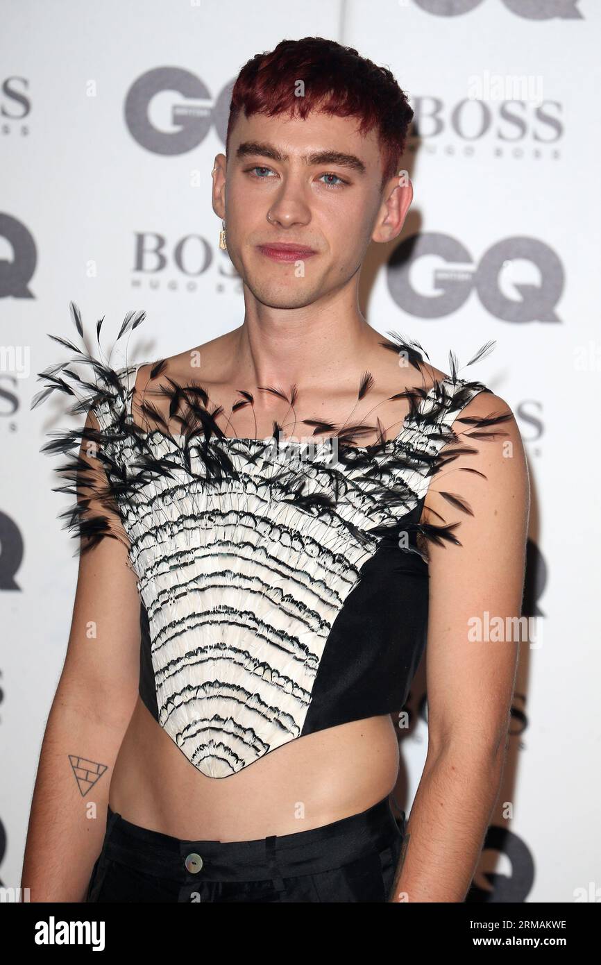 Olly Alexander attends the GQ Men of the Year Awards at Tate Modern in London Stock Photo - Alamy