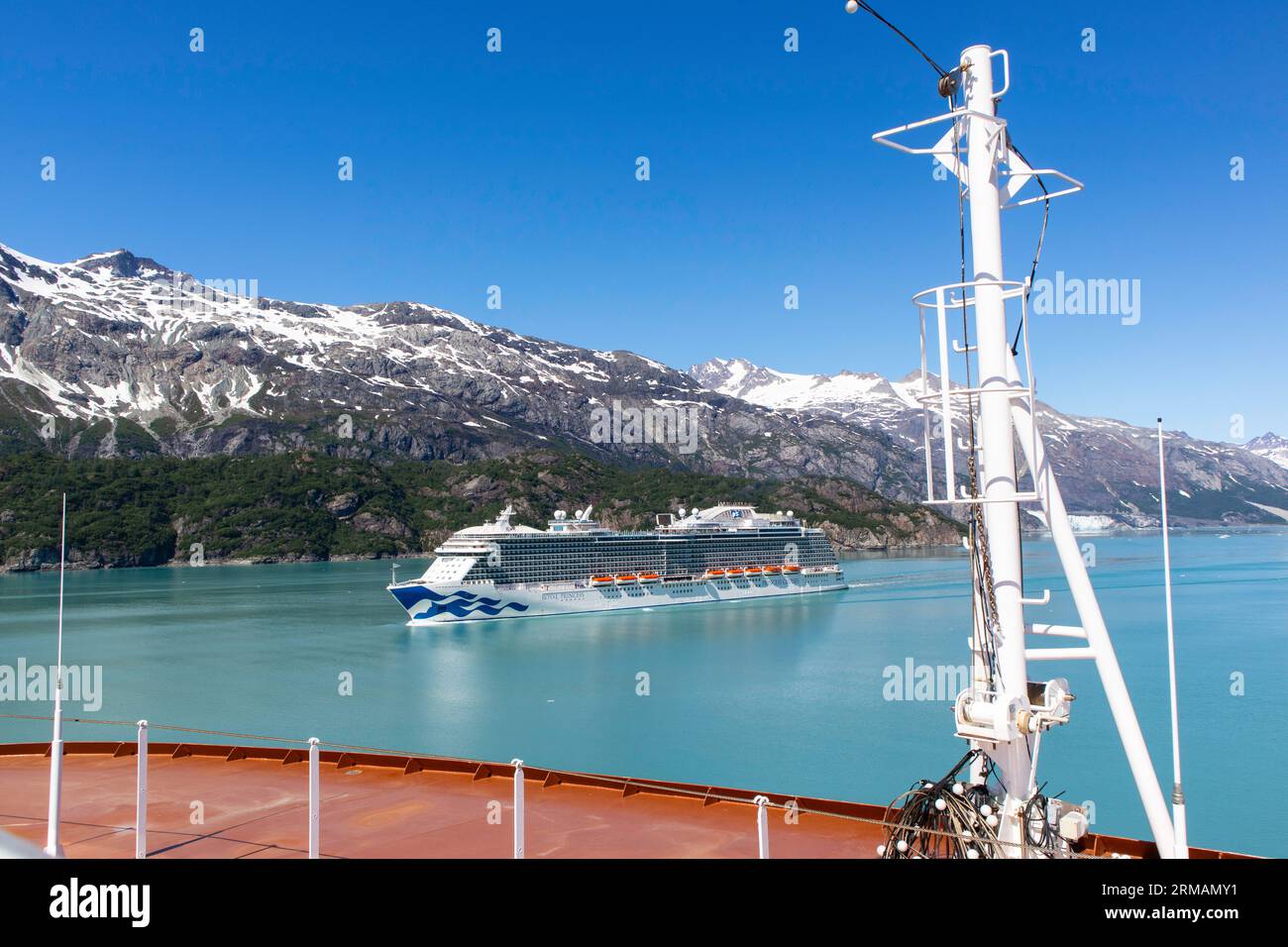 Royal Princess cruise ship, Alaska Stock Photo - Alamy