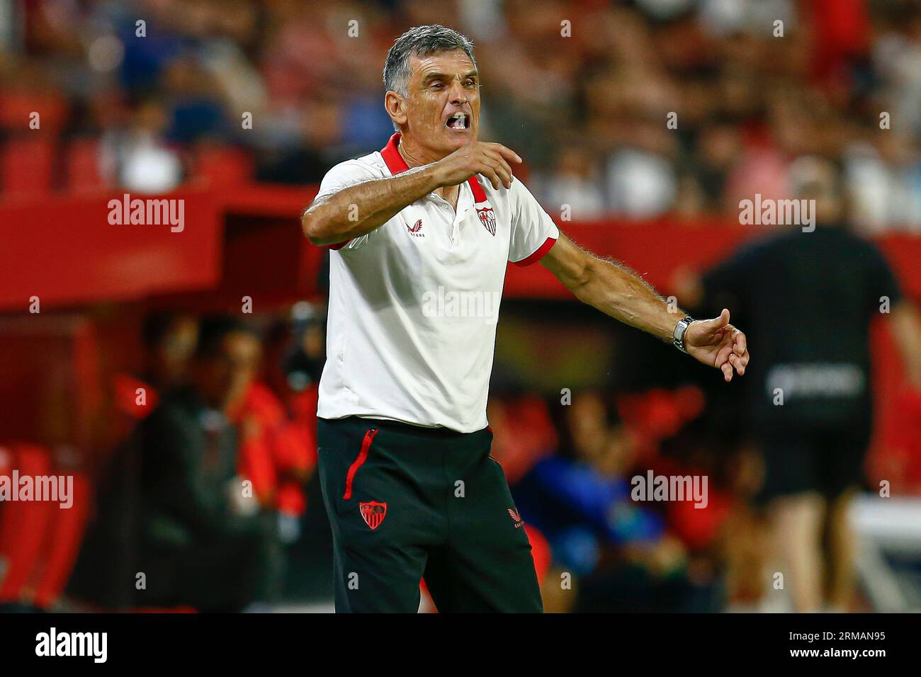 Sevilla, Spain. 26th Aug, 2023. Sevilla FC head coach Jose Luis ...