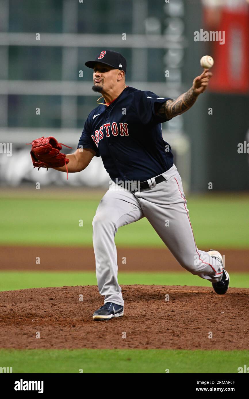 Boston Red Sox relief pitcher Brennan Bernardino (83) in the eighth ...