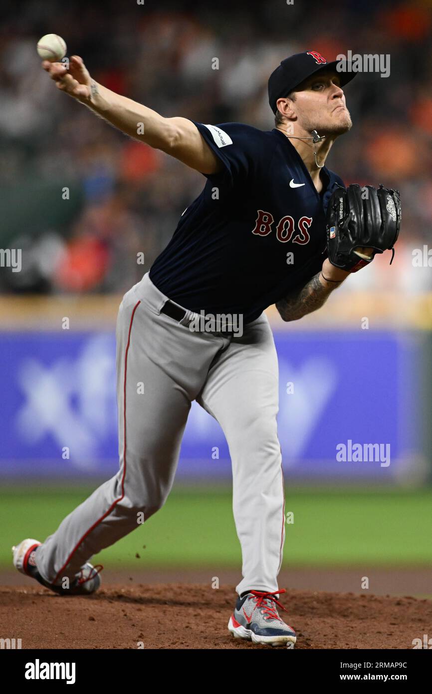 Boston Red Sox starting pitcher Tanner Houck (89) in the second inning ...