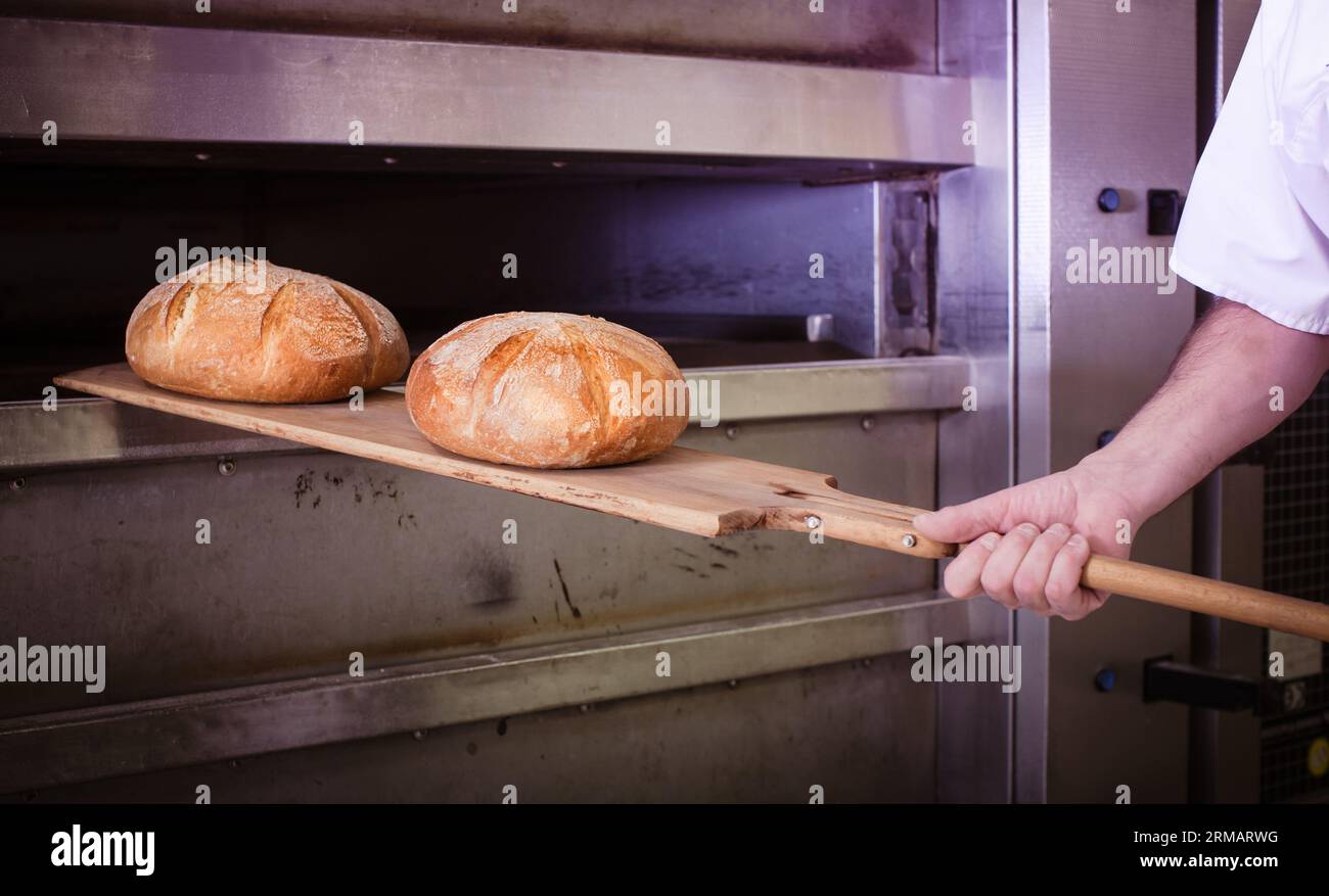 Process baking bread in bakery hi-res stock photography and images - Alamy