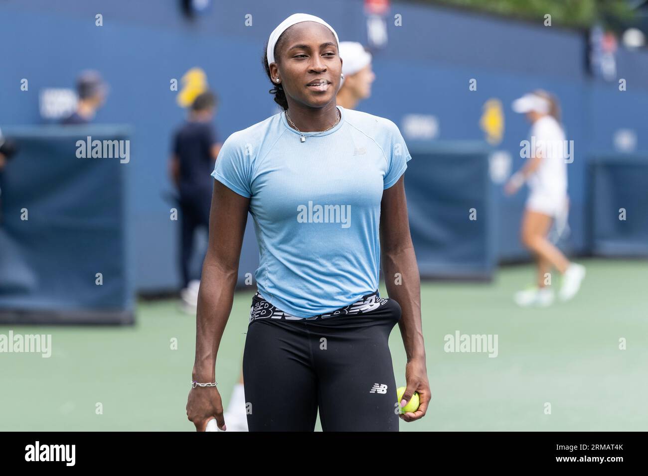 Coco Gauff of USA seen during practice for US Open Championships at ...