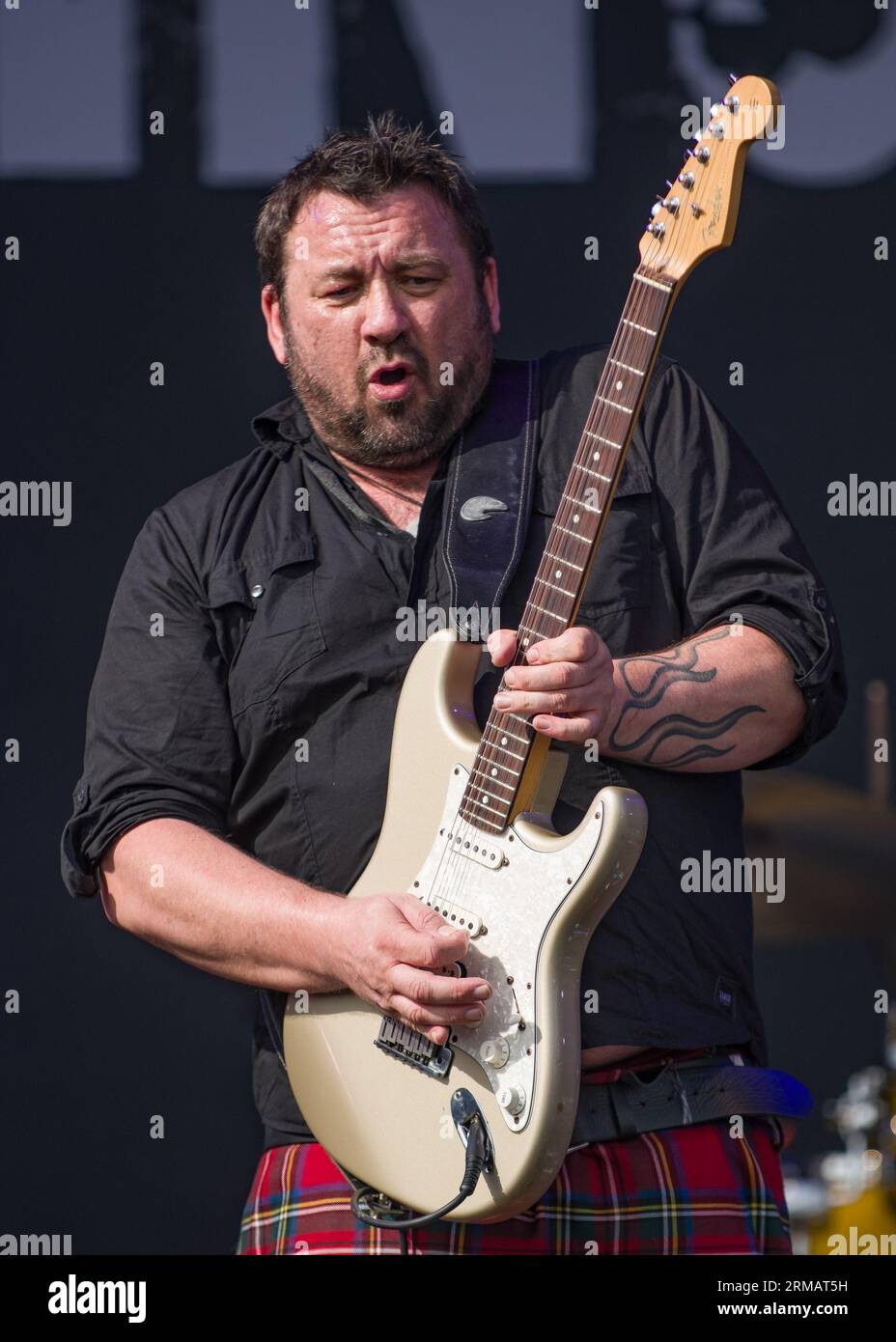 Newark, United Kingdom. 26 August 2023, Pictured King King Lead Singer ...