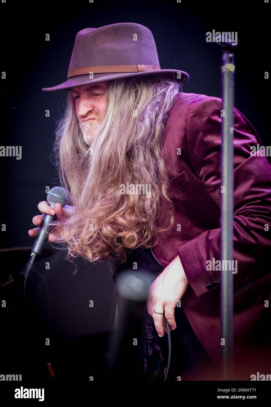 Newark, United Kingdom. 26 August 2023, Pictured The Answer Lead Singer ...