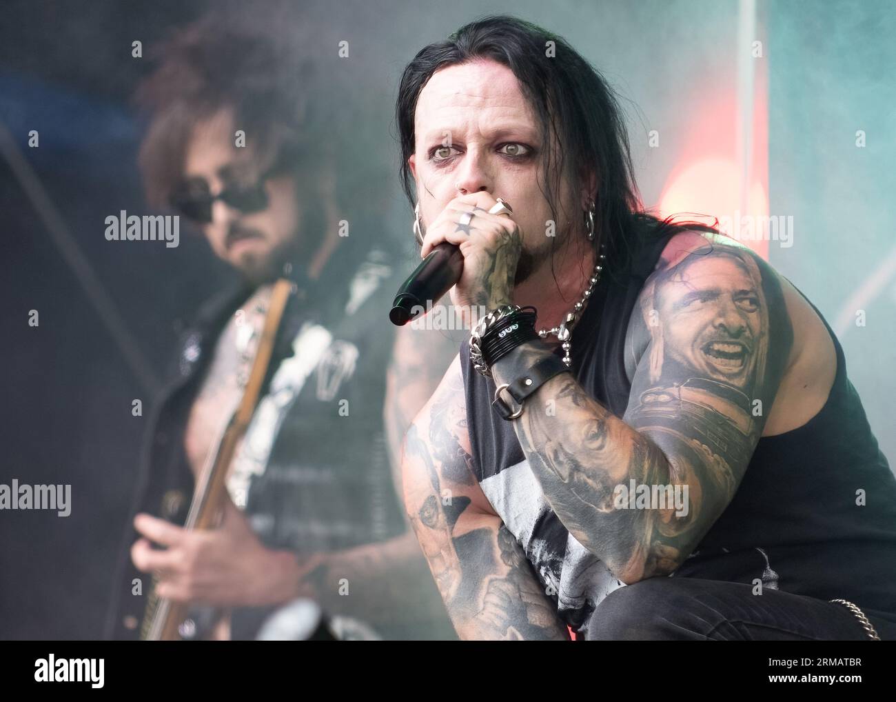 Newark, United Kingdom. 26 August 2023, Pictured South of Salem singer ...