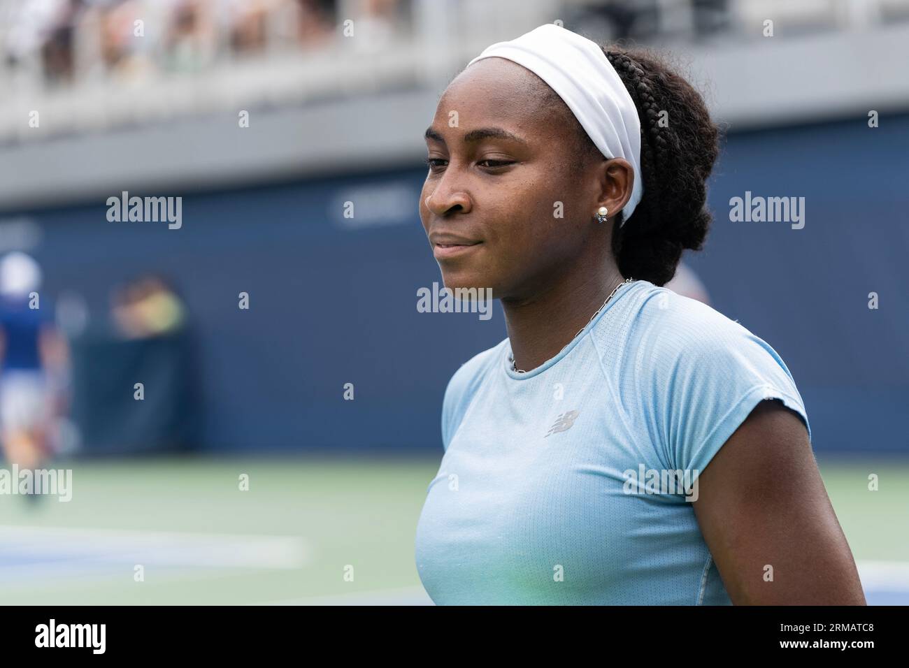 Coco Gauff of USA seen during practice for US Open Championships at ...