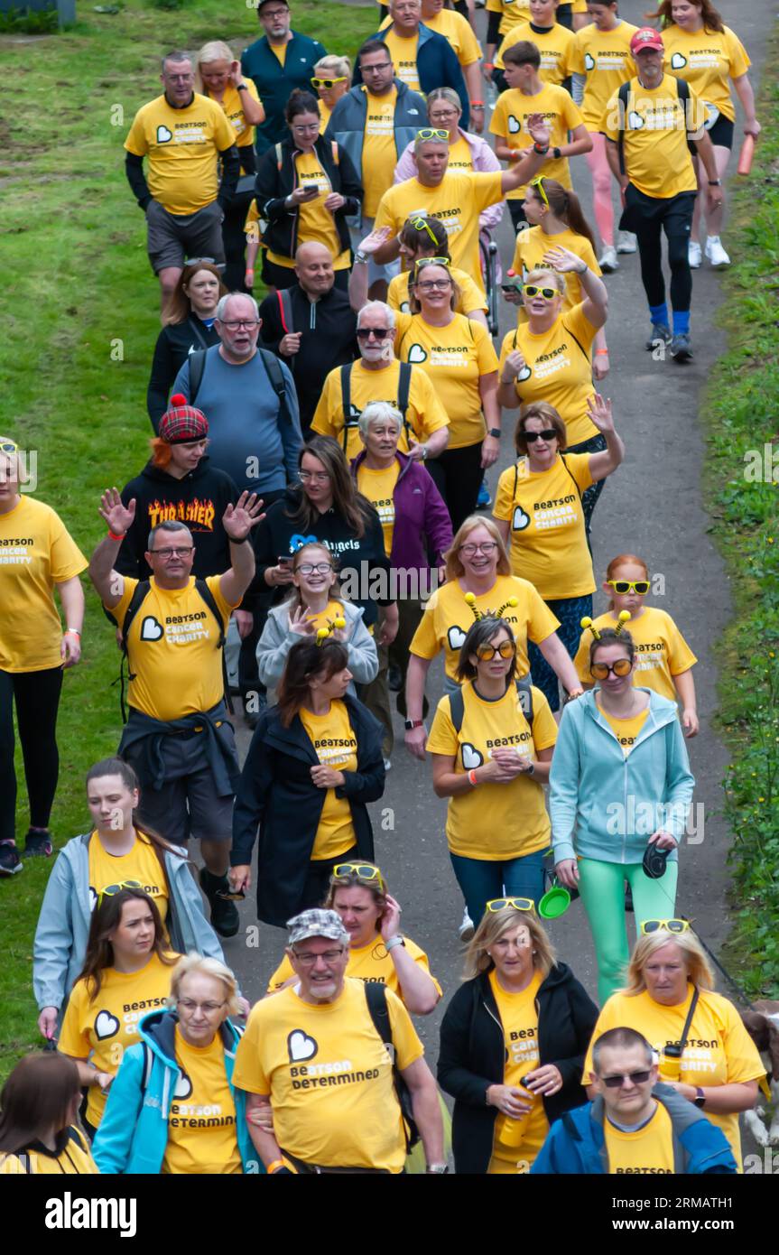 Glasgow, Scotland, UK. 27th August, 2023. The Beatson Cancer Charity ...