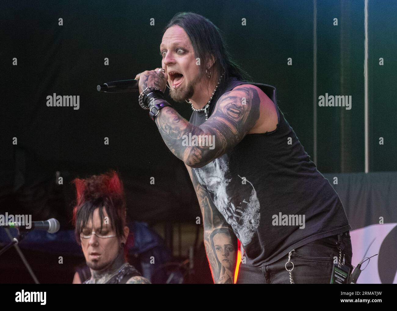 Newark, United Kingdom. 26 August 2023, Pictured South of Salem singer ...