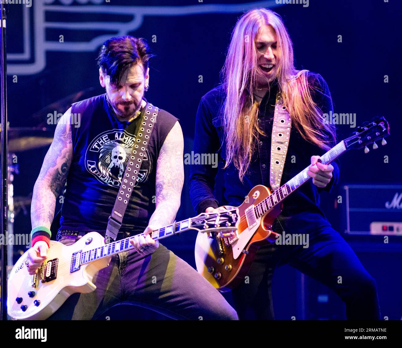 Newark, United Kingdom. 26 August 2023, at the Stonedead Rock Festival ...