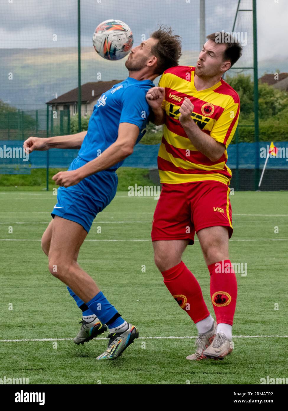 Glasgow, Scotland UK. August 12th, 2023: Rossvale Men playing ...