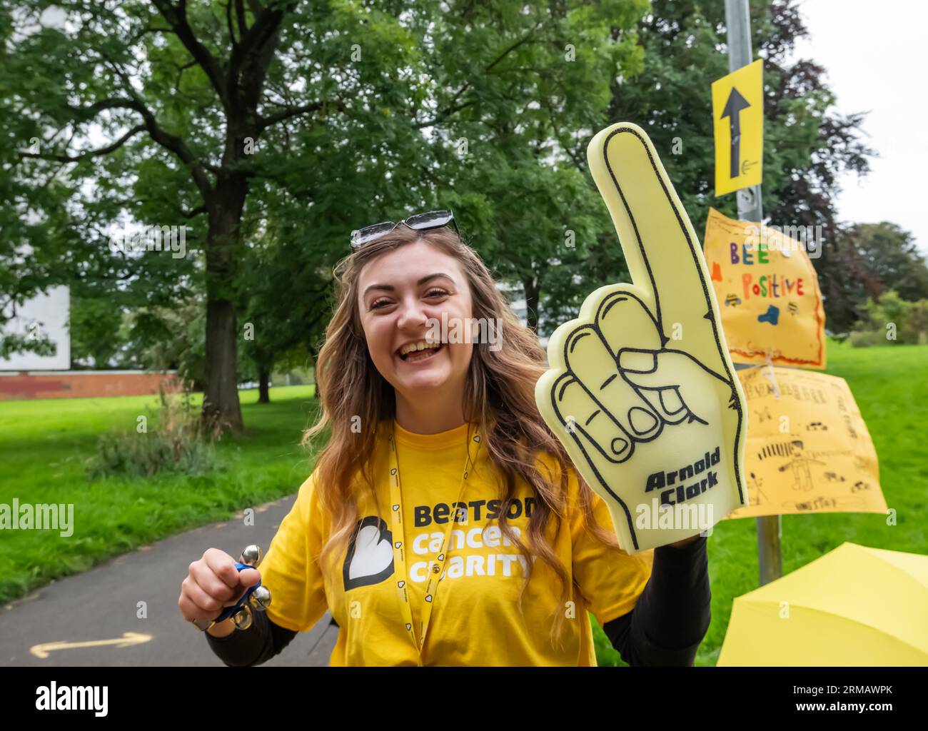 Glasgow, Scotland, UK. 27th August, 2023. The Beatson Cancer Charity ...
