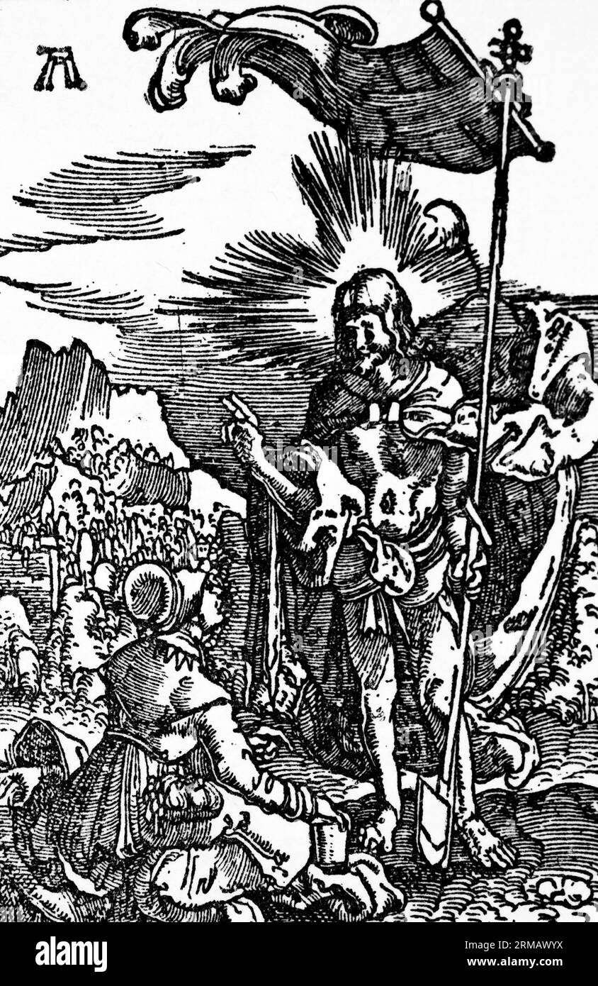 Christ's appearance to St. Magdalene,Sündenfall und Erlösung, facsimile ...