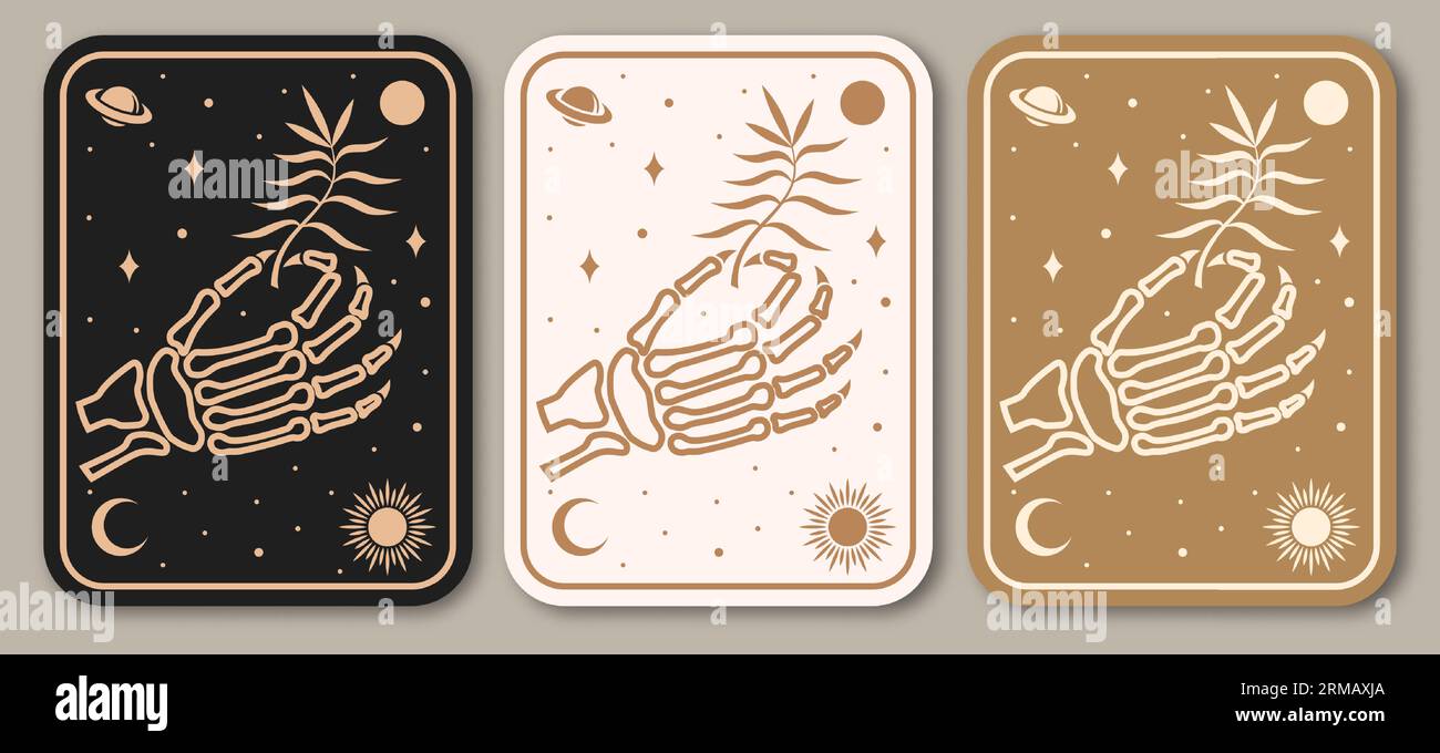 Esoteric symbols poster, banner. Vector. Outline icon for alchemy or ...