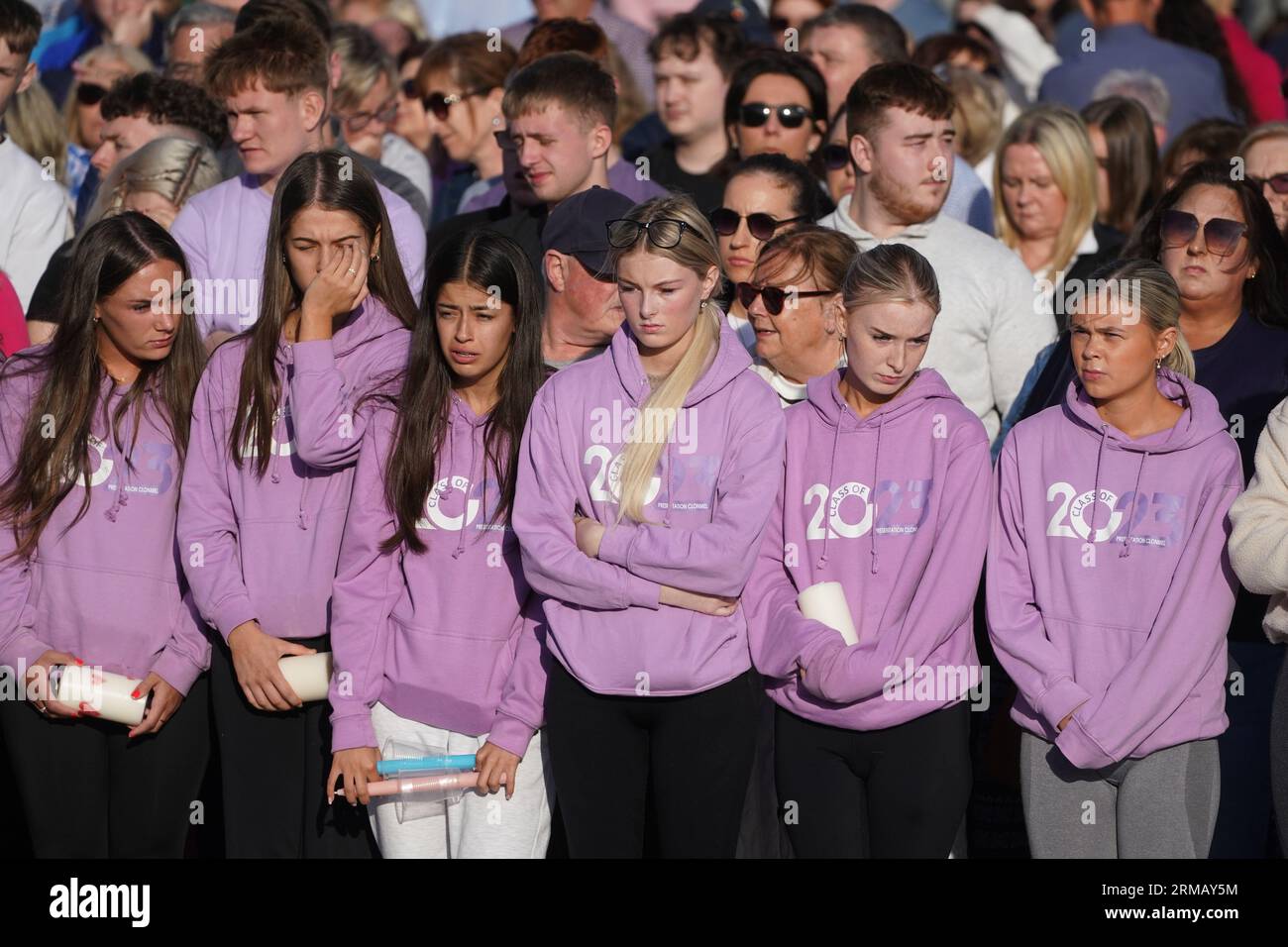Pupils from the class of 2023 from Clonmel Presentation Secondary ...