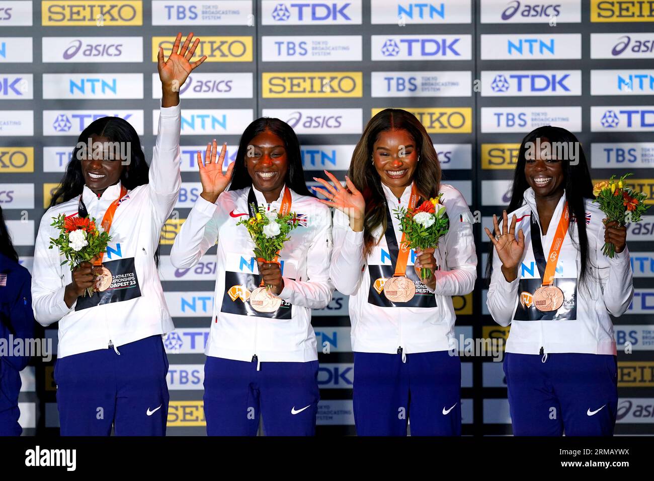 Great Britain's Daryll Neita, Bianca Williams, Imani-Lara Lansiquot and ...