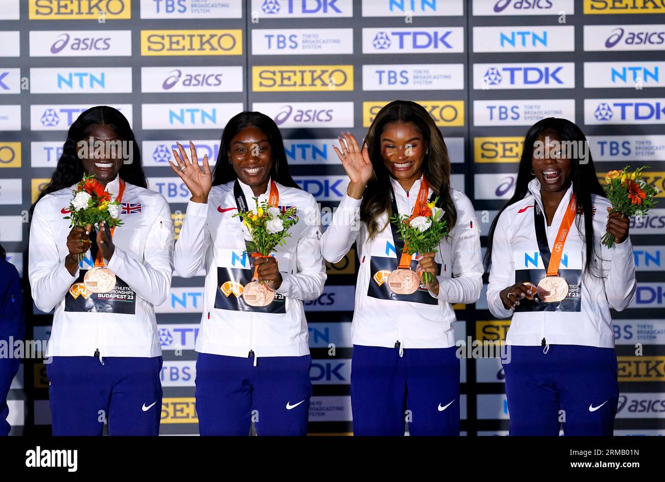 Great Britain's Daryll Neita, Bianca Williams, Imani-Lara Lansiquot and ...