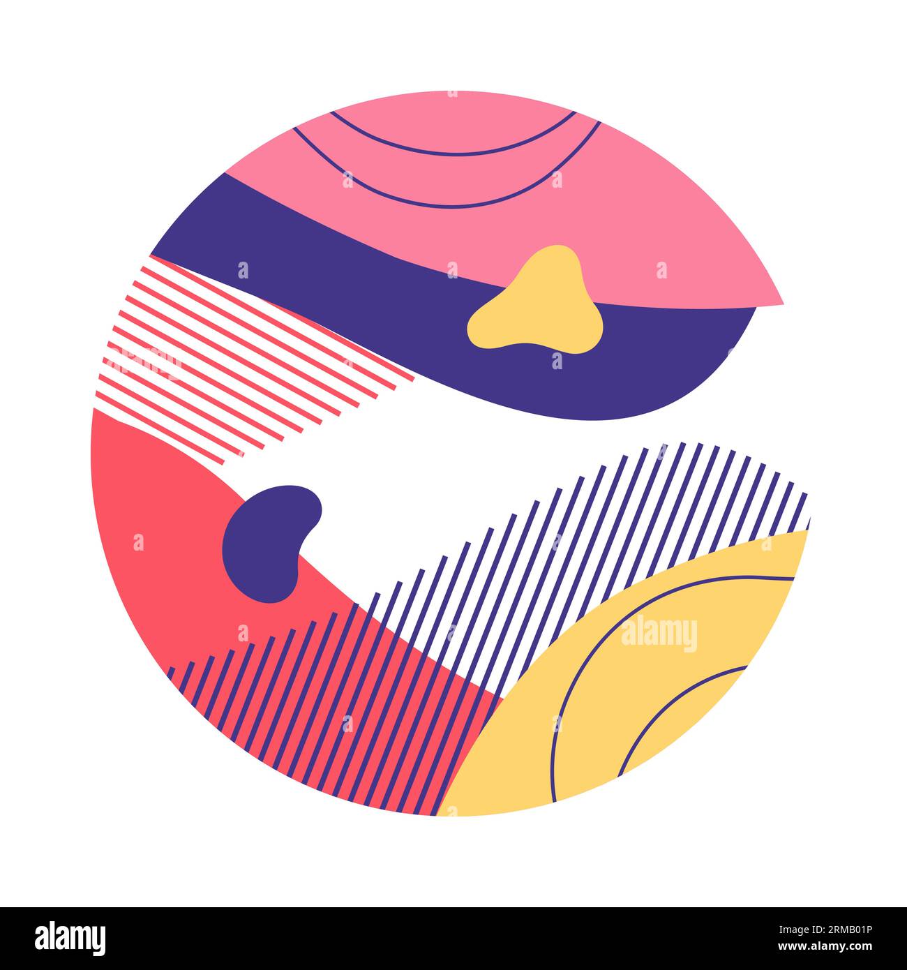 Hatched circle hi-res stock photography and images - Alamy