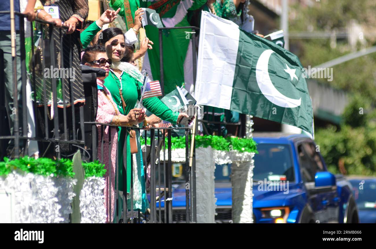 New York, United States. 27th August, 2023. Pakistani New Yorkers, some ...
