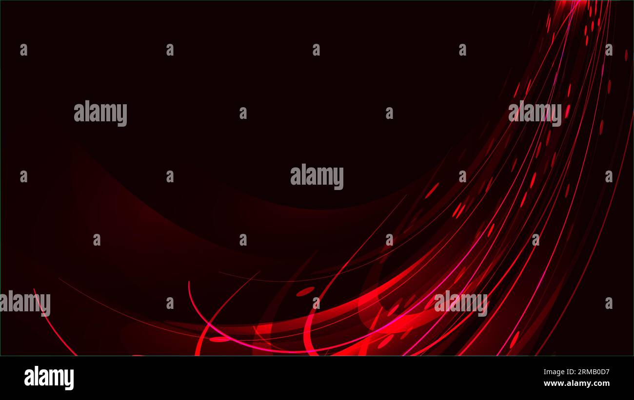 Texture of red abstract red magical glowing bright shining neon lines ...