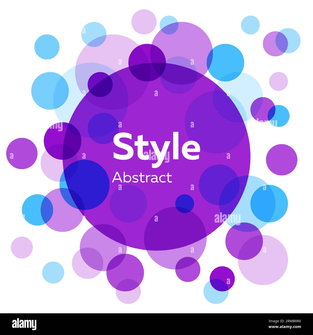 Violet, lilac, pale blue abstract circles Stock Vector Image & Art - Alamy