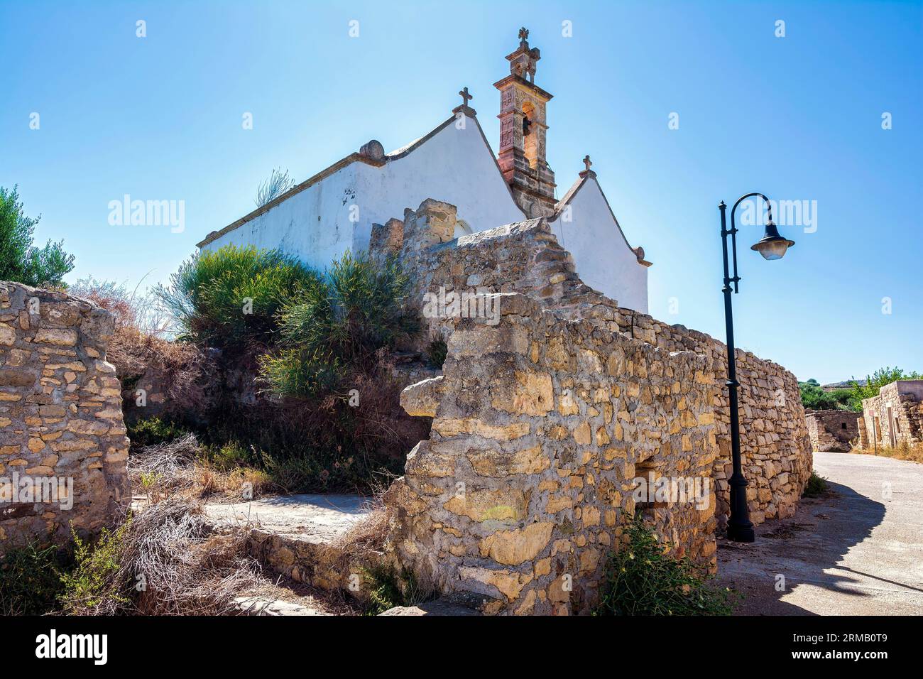 Church Saint Catherine at Etia village, a double-aisle temple with ...