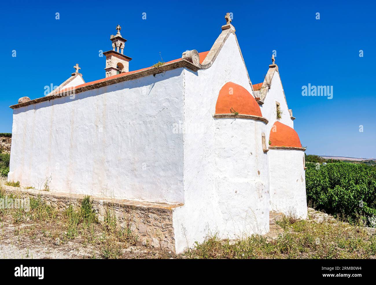 Church Saint Catherine at Etia village, a double-aisle temple with ...
