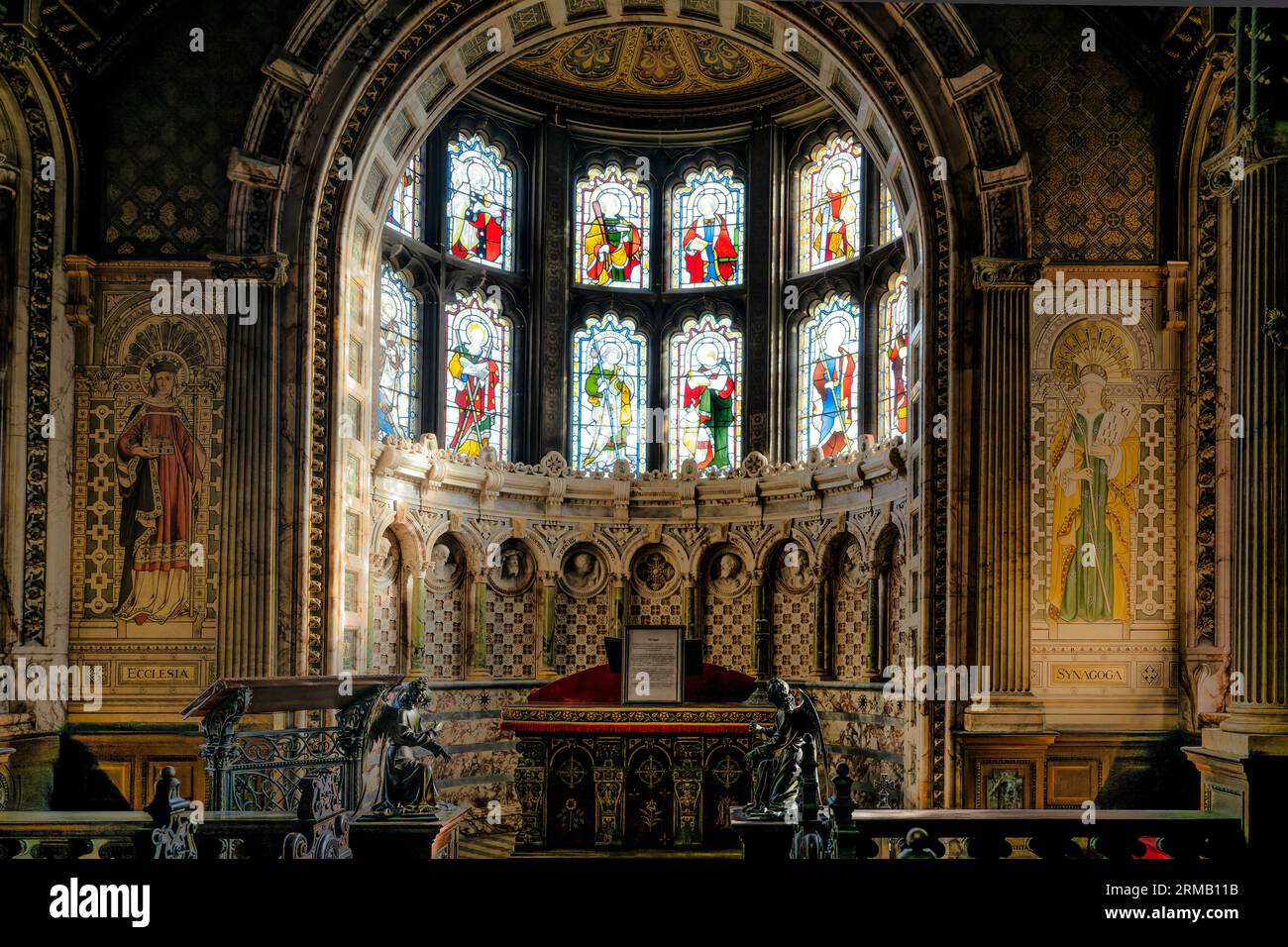 The chapel at crewe hall, now a hotel Stock Photo - Alamy