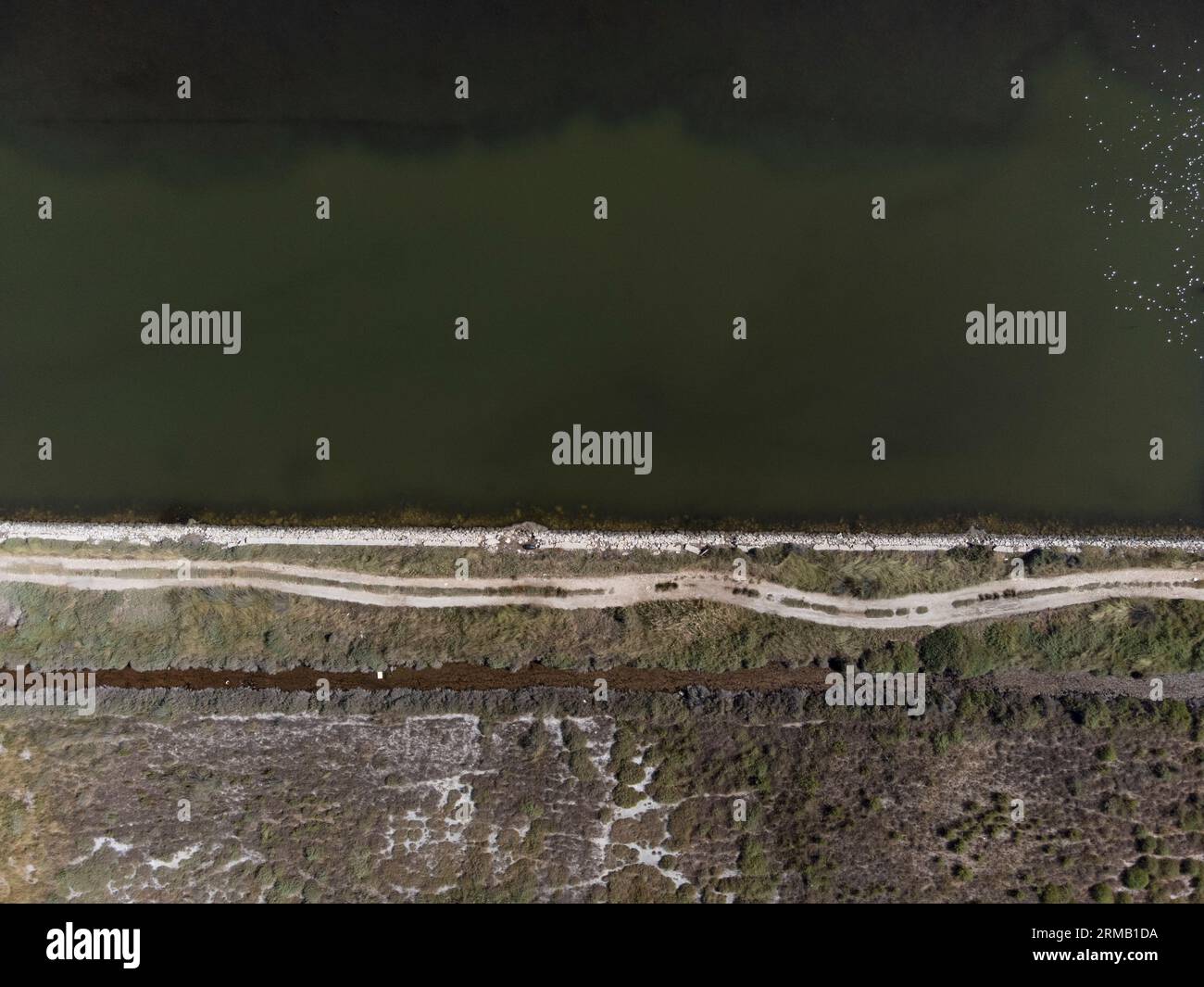 Lake Lesina, Lesina, Apulia (Italy Stock Photo - Alamy