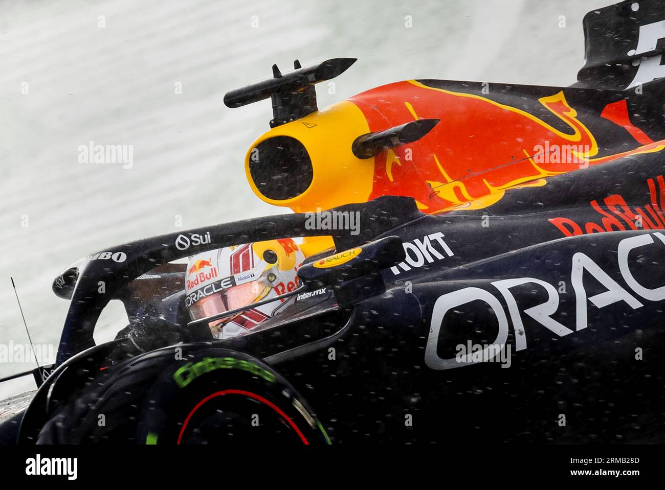 ZANDVOORT - Max Verstappen (Red Bull Racing) during the F1 Grand Prix of the Netherlands at ...