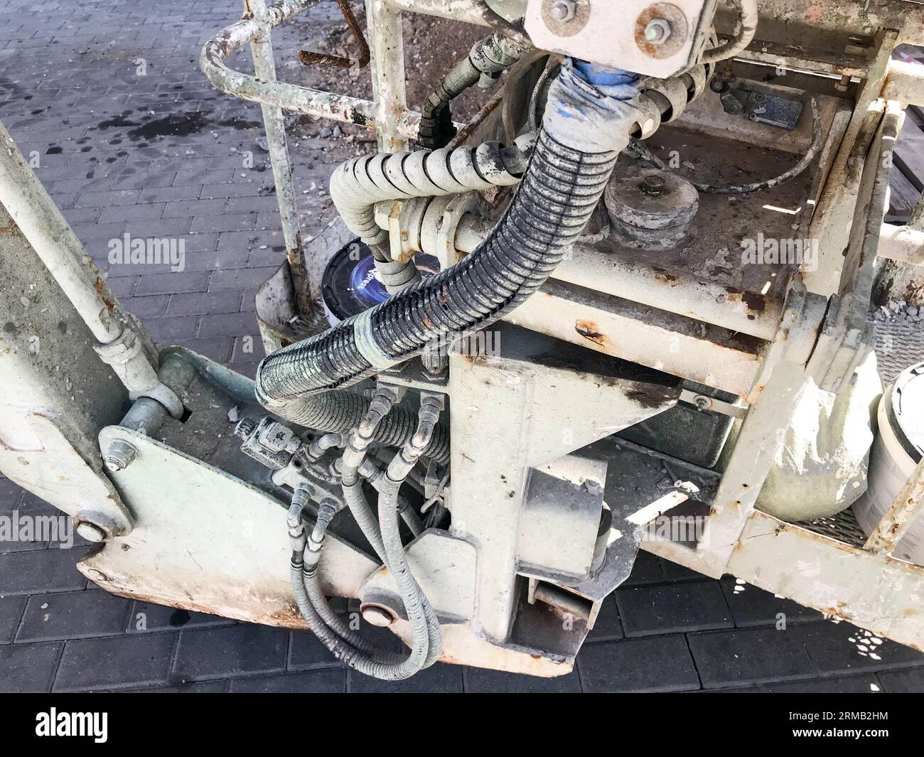 Large construction crane wires hi-res stock photography and images - Alamy