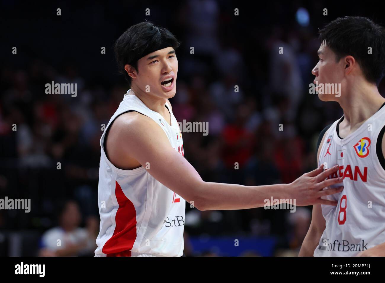 Okinawa Arena, Okinawa, Japan. 27th Aug, 2023. (L to R) Yuta Watanabe ...
