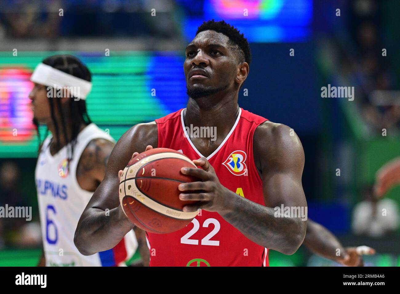 Quezon City, Philippines. 27th Aug, 2023. Silvio De Sousa of the Angola ...