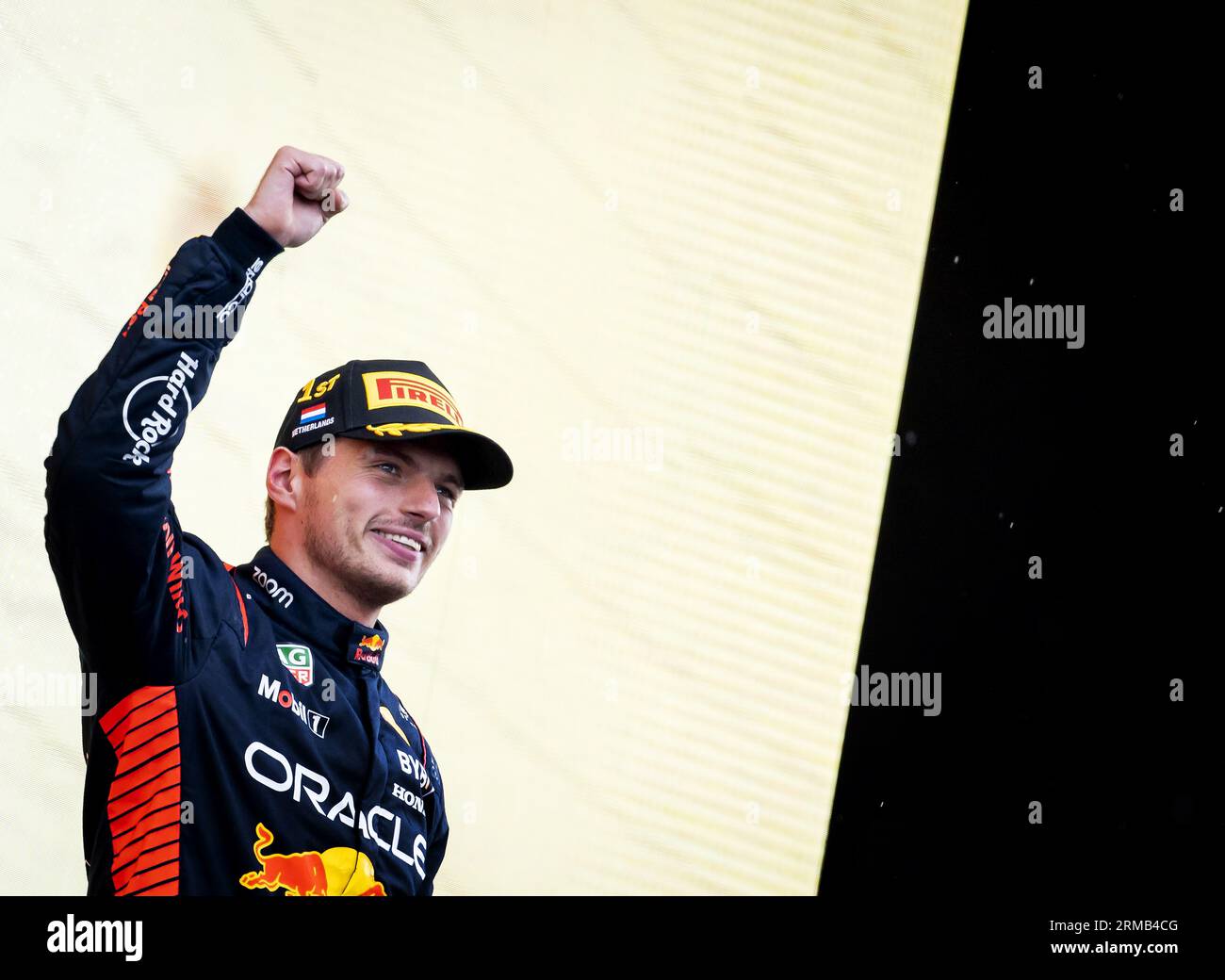 ZANDVOORT - Max Verstappen (Red Bull Racing) after the F1 Grand Prix of the Netherlands at ...