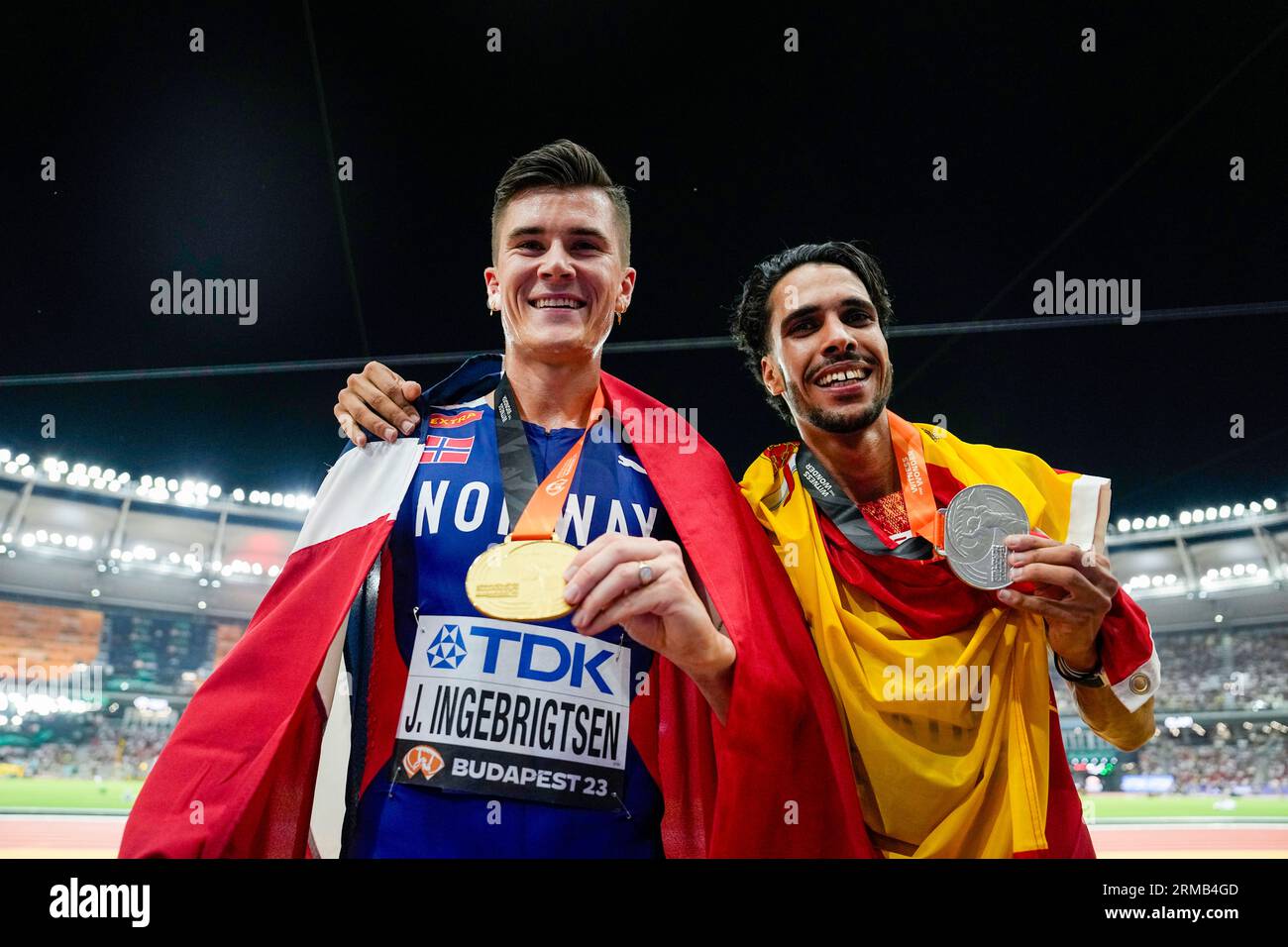 Budapest, Hungary 20230827.Norwegian Jakob Ingebrigtsen won the 5000 ...