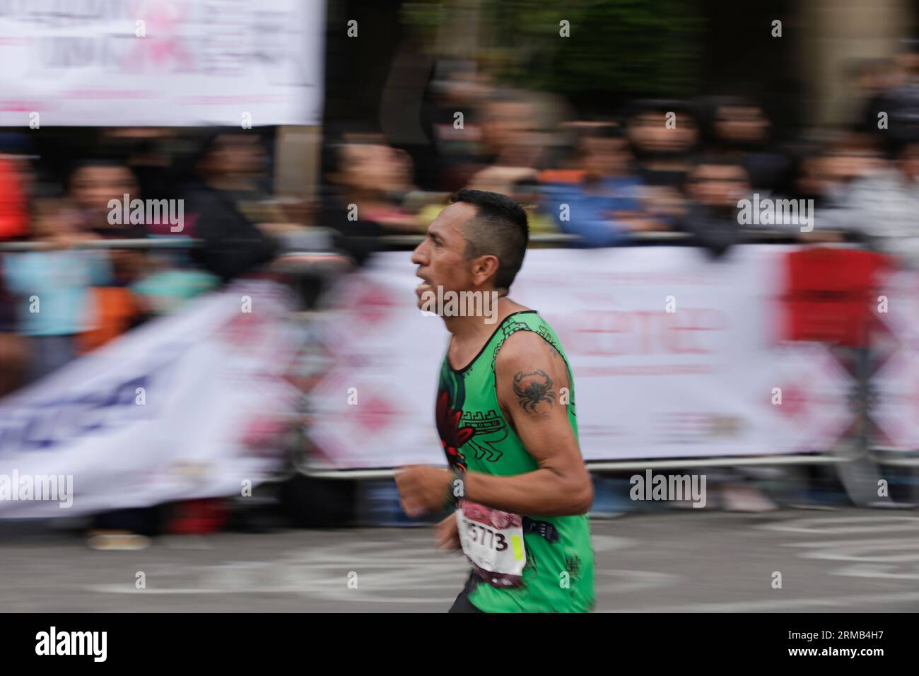 Mexico City, Mexico City, Mexico. 28th Aug, 2023. Runners during the ...