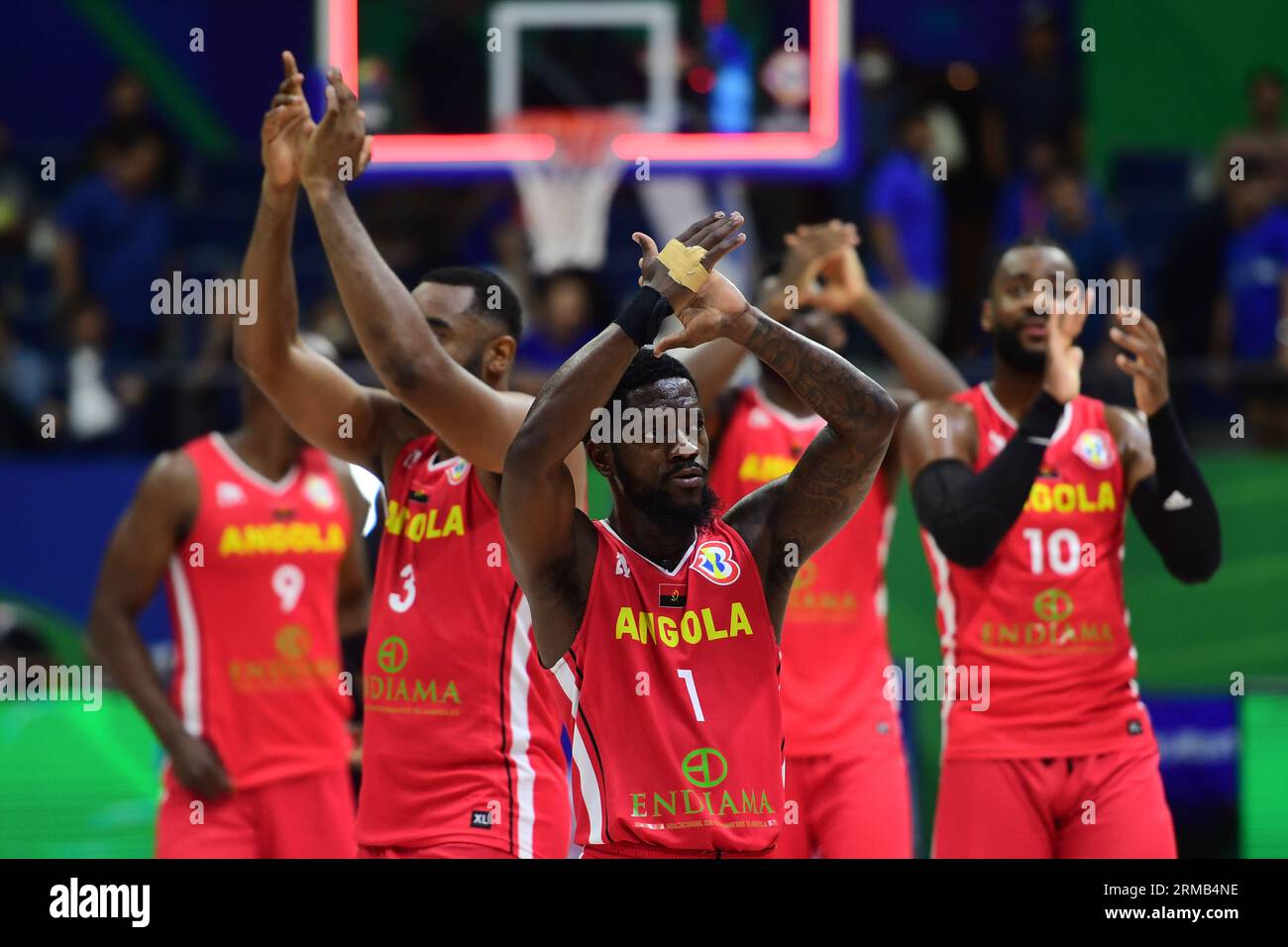 Quezon City, Philippines. 27th Aug, 2023. Angola men basketball team ...