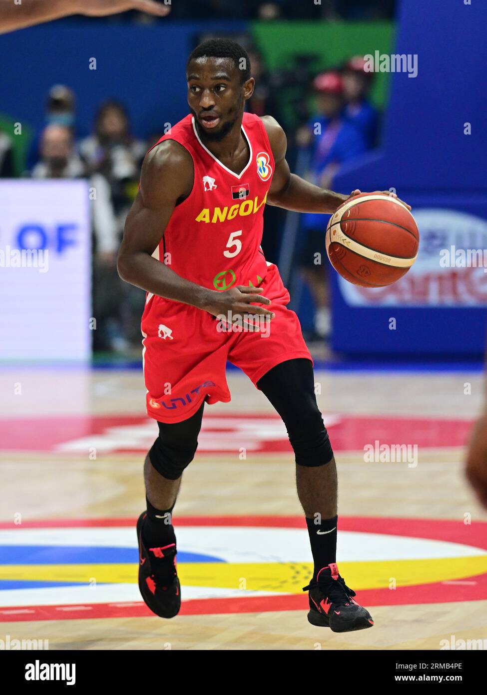 Quezon City, Philippines. 27th Aug, 2023. Childe Dundao of the Angola ...