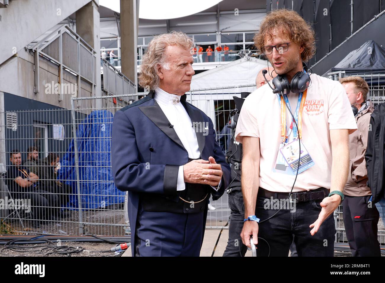 ZANDVOORT, NETHERLANDS - AUGUST 27: André Rieu (violinist) and his son ...