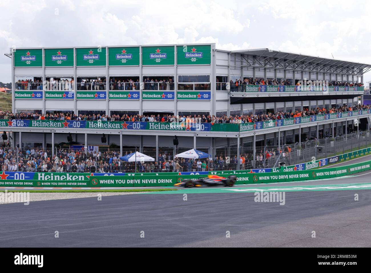 ZANDVOORT, NETHERLANDS - AUGUST 27: Oracle Red Bull Racing car with ...