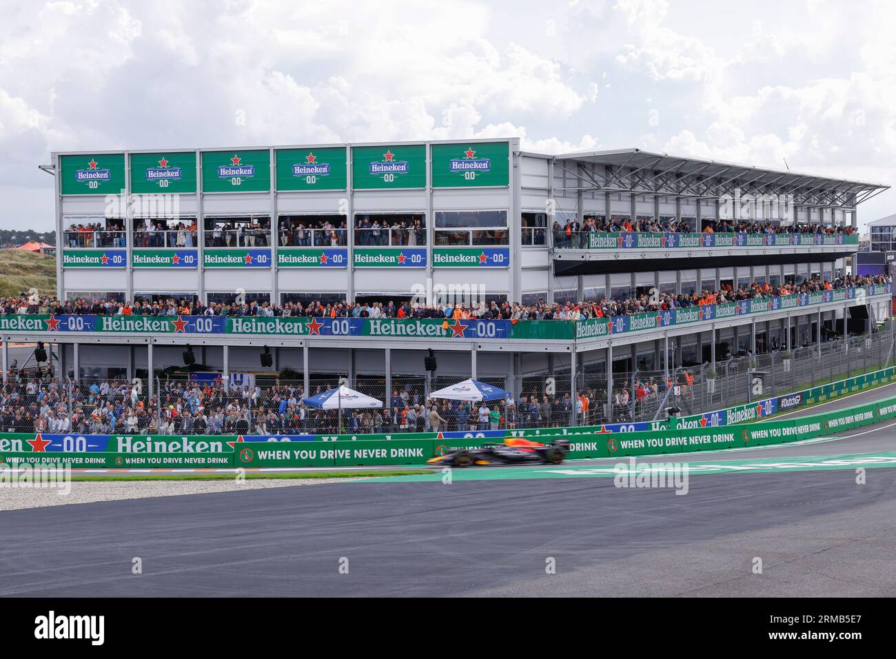 ZANDVOORT, NETHERLANDS - AUGUST 27: Oracle Red Bull Racing with the ...