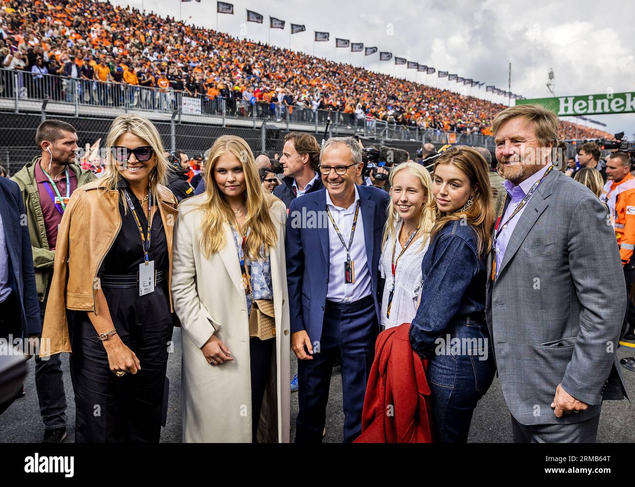 ZANDVOORT - Queen Maxima, Princess Amalia, Princess Alexia and King ...