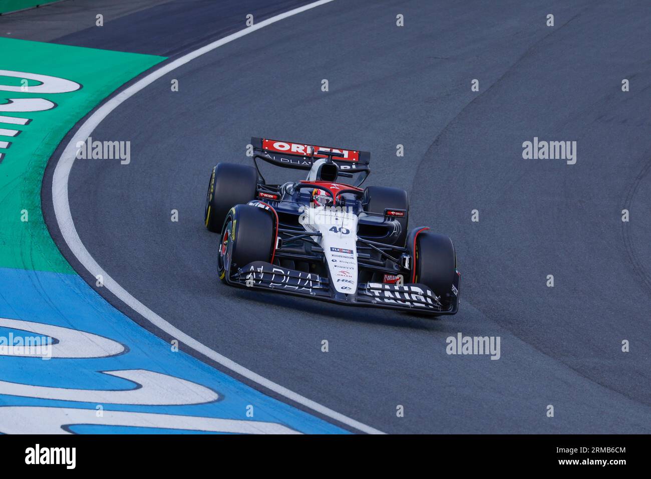 ZANDVOORT, NETHERLANDS - AUGUST 27: Liam Lawson of Scuderia AlphaTauri ...